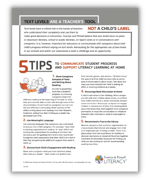 5 Tips to Communicate Student Progress and Support Literacy Learning at ...