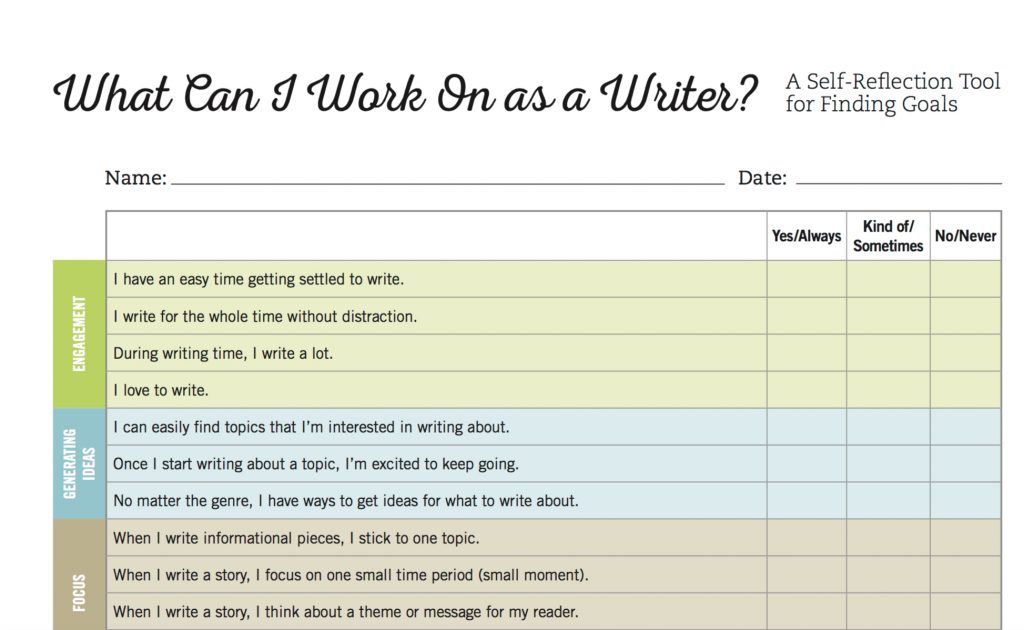 What Can I Work on As a Writer?