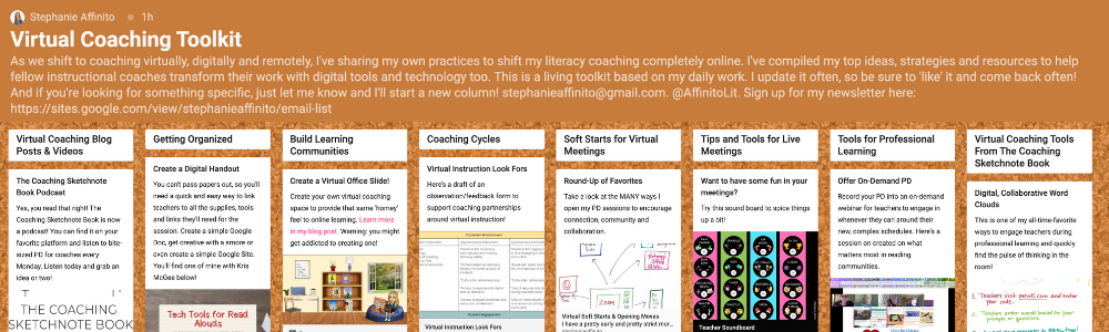 Support Teachers Remotely with a Virtual Coaching Toolkit