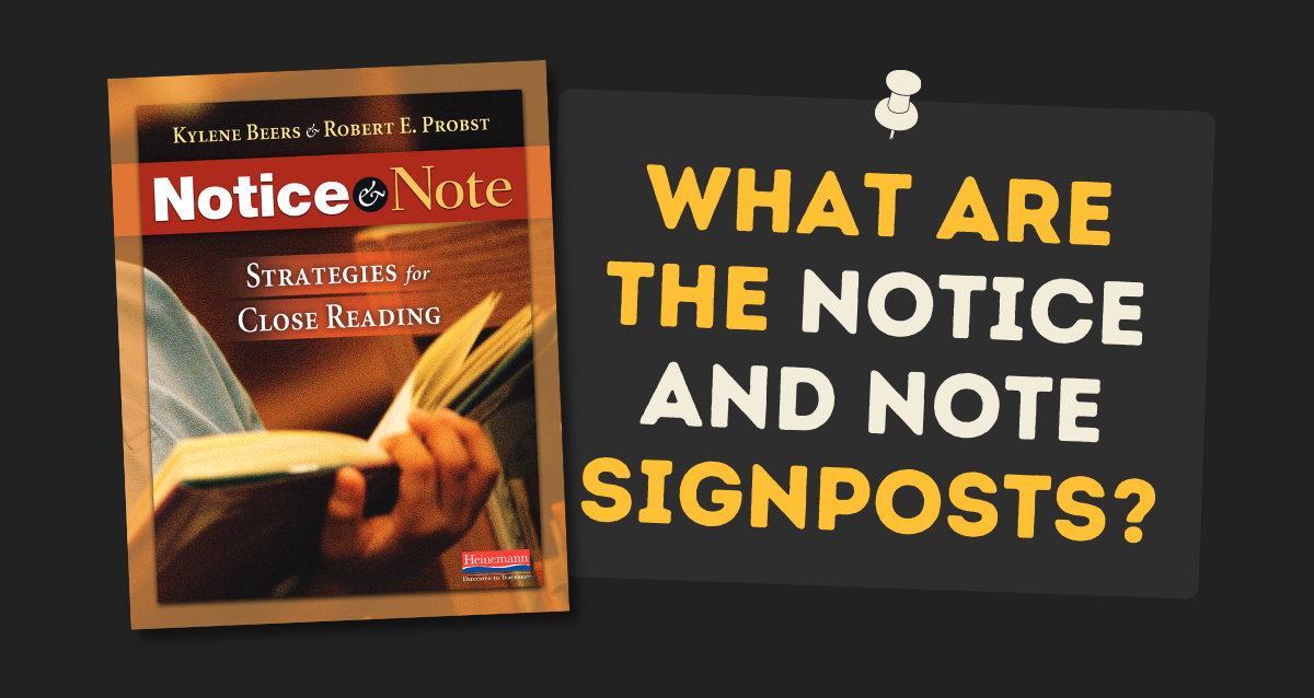 What Are The Notice And Note Signposts?